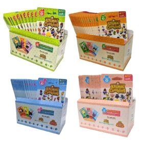 animal crossing amiibo cards series 1 2 3 4 set bundle (72 packs) (6 cards per pack / 456 cards)