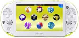 sony playstation vita wi-fi 2000 series slim (white/neon green) (renewed)