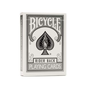 bicycle rider back silver deck