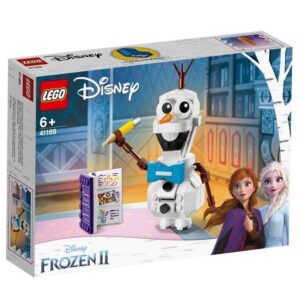 lego disney frozen ii olaf 41169 olaf snowman toy figure building kit (122 pieces)