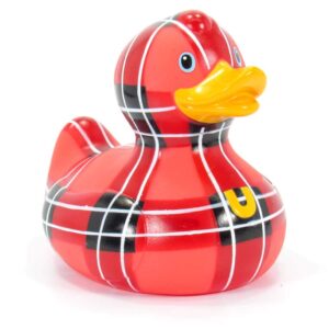 mcduck (scottish) rubber duck by bud ducks | elegant gift packaging - "duck under my kilt!"