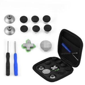 bewinner professional replacement button kit with 3 pairs of top, middle and bottom and 2 metal buttons for/one controller