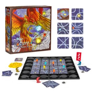 tsuro phoenix rising - family board game for 2-8 players