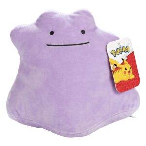 pokémon 8" ditto plush - officially licensed - authentic stuffed animal toy figure - valentine's day & easter basket stuffer gift for kids, boys, girls - 2+