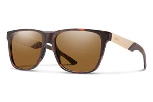 smith lowdown steel xl sunglasses matte tortoise/chromapop polarized brown