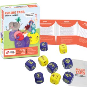 grammar wise educational board game by chalk and chuckles - smart learning card game for kids ages 6 and up - develops oral expression, vocabulary, grammar - fun for 6, 7, 8, 9 years