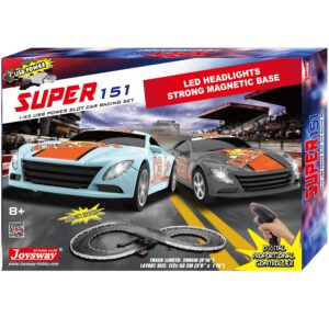 joysway: super 151 usb power slot car racing set, usb power system, first and innovative application in slot car toys industry, for ages 8 and up