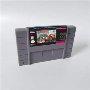 game card - game cartridge 16 bit snes , game donkey country kong 3 - arpg game cartridge battery save us version