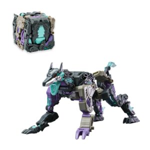 52toys beastbox bb-31 firmhand wolf deformation toys action figure, 2/6.9inch 2 in 1 collectible deformation boy toys for party birthday gifts, ages 15 and up