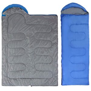 toxz sleeping bag lightweight portable waterproof camping bag for single person,soft fabric,polyester lining,easily be wiped clean,machine washable(ship from us!)