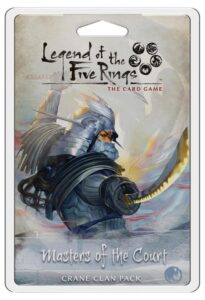 fantasy flight games legend of the five rings: the card game masters of the court clan pack - tactical strategy game for kids & adults, ages 14+, 2 players, 45-90 minute playtime, made