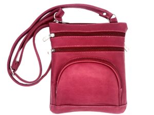 goson leather hand crafted leather small crossbody purse handbag for women