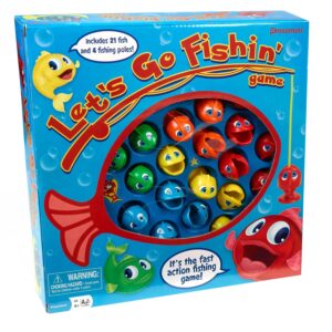 amazon exclusive bonus edition let's go fishin' - includes lucky ducks make-a-match game!