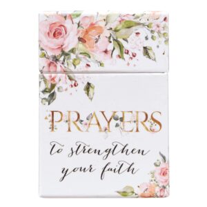 prayers to strengthen your faith, inspirational scripture cards to keep or share (boxes of blessings)