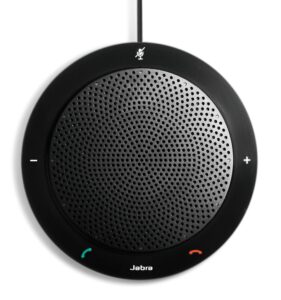 jabra speak phs001u 410 usb speakerphone for skype and voip calls - u.s. retail packaging (renewed)