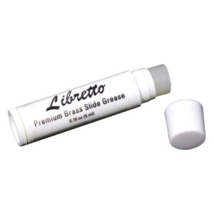 libretto premium brass slide grease stick, 0.16 oz (5 ml), odorless & pure, great materials from japan, 100% special-blended formula, thick & sticky, best to extend life of trumpet, french horn & tuba