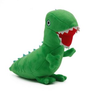 happy trees george dinosaur plush stuffed cartoon dinosaur doll toys, 6.7"