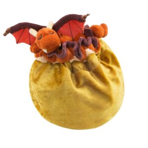 soarrucy dragon's hoard dice bag, red