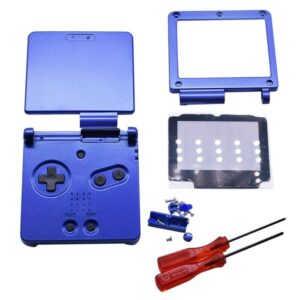 meijunter replacement full housing shell cover case repair parts set w/lens&screwdriver for nintendo gameboy advance sp gba sp console