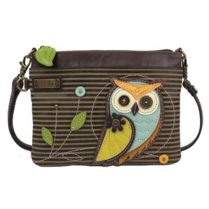 chala handbags owl generation a mini crossbody handbag, owl collector