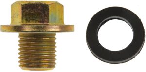 dorman 090-038cd oil drain plug standard m12-1.25, head size 14mm compatible with select models