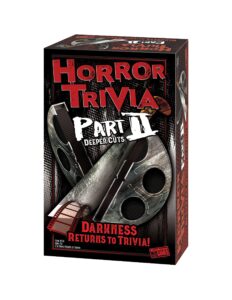 endless games horror trivia part ii, deeper cuts, horror trivia expansion pack trivia game