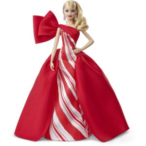 mattel barbie 2019 holiday doll, blonde