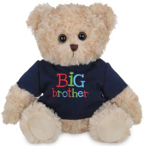 bearington big buddy teddy bear, 12 inch big brother stuffed animal