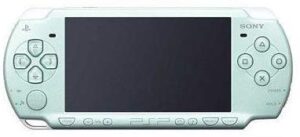 sony playstation portable (psp) 2000 series handheld gaming console system (pearl seafoam green)(renewed)