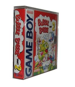 10 box protectors clear plastic sleeve cib game for gameboy virtual boy