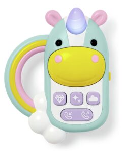 skip hop baby phone toy, zoo, unicorn