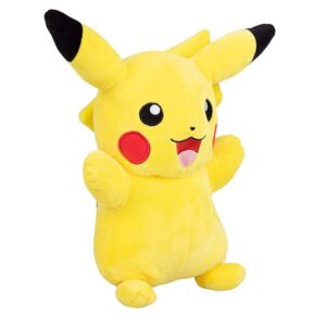 pokemon official & premium quality 8-inch pikachu plush - adorable, ultra-soft, plush toy, perfect for playing & displaying - gotta catch ‘em all, yellow