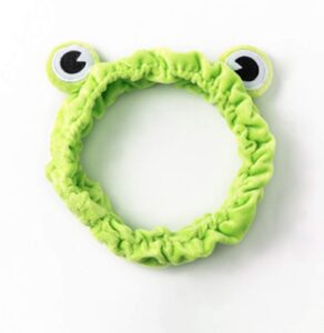 lovly headband, frog hair band head wrap little green frog hairband for women, girls, boys, men, kids, adults, children