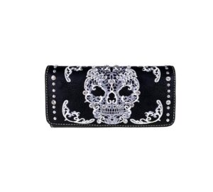 montana west sugar skull wallet