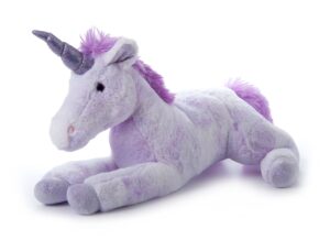 the petting zoo unicorn stuffed animal, gifts for girls, posh plush unicorn toy 18 inches