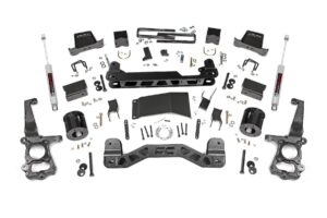 rough country 6" suspension lift kit for 2015-2020 ford f-150 4wd - 55730