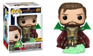 pop! funko marvel spider-man: far from home mysterio (w/out helmet) vinyl bobble-head exclusive #477