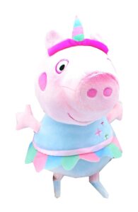 eone peppa pig unicorn plush 13.5" plush