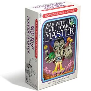 choose your own adventure war with the evil power master board game | cooperative adventure game for adults and kids | ages 10+ | 1+ players | average playtime 1+ hours | made by z-man games