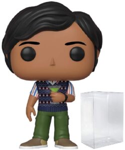 funko tv: big bang theory - raj koothrappali pop! vinyl figure (includes compatible pop box protector case)