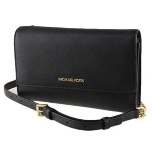 michael kors women's jet set travel - clutch crossbody no size (black)