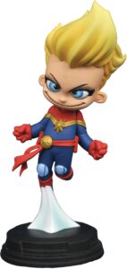 marvel animated captain marvel statue