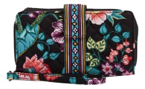 vera bradley iconic rfid combo wristlet in vines floral