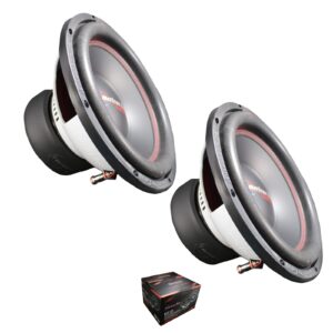 (2) american bass xd-1222 1000w 12" car audio subwoofers subs w/ 120 oz magnets