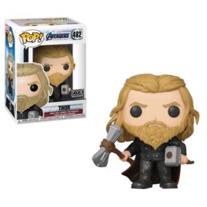 pop avengers 4: endgame - thor with hammer & stormbreaker vinyl figure