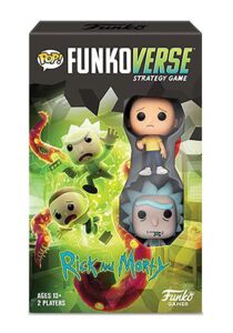 funkoverse: rick & morty 100 2-pack board game, 2 players