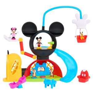 disney junior mickey mouse clubhouse adventures playset and bonus figures, lights and sounds