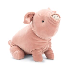 jellycat mellow mallow pig stuffed animal, 15 inches