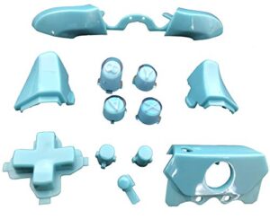 light blue replacement full button set thumbsticks abxy bullet buttons for xbox one controllers