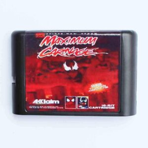 goonpetchkrai.rapat7498 spider man and venom - maximum carnage 16 bit md game card for sega mega drive for genesis